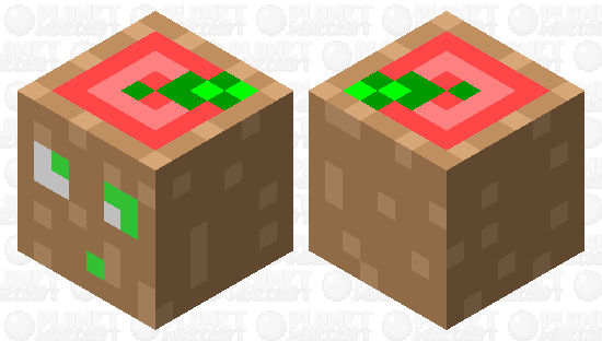 Strawberry Mini Cheesecake Minecraft Mob Skin