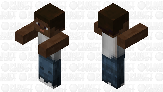Cj from gta san andreas but zombie Minecraft Mob Skin
