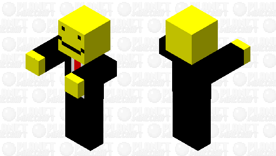 Happy Zombie in Suit Minecraft Mob Skin