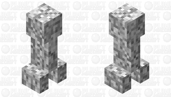 white noise creeper Minecraft Mob Skin