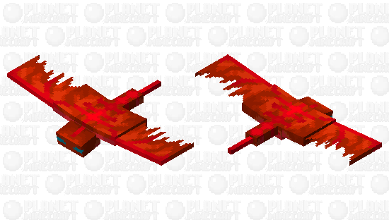 Fire Phantom Minecraft Mob Skin
