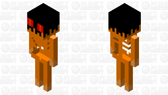 Fire skeleton Minecraft Mob Skin