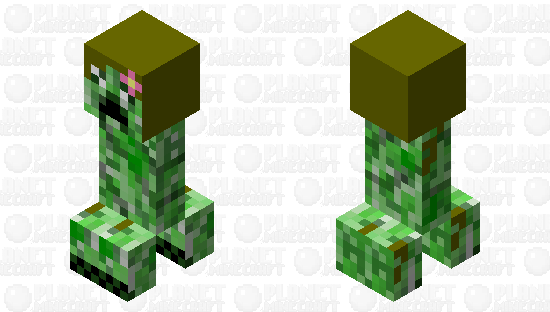 Girl Creeper Minecraft Mob Skin