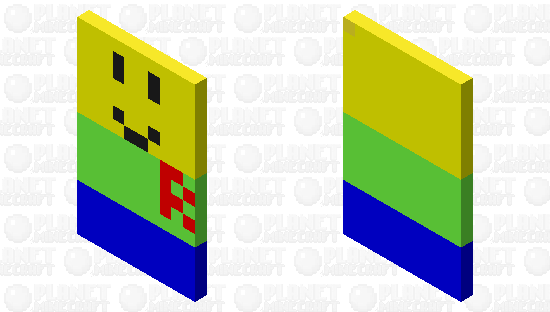 Noob cape Minecraft Mob Skin