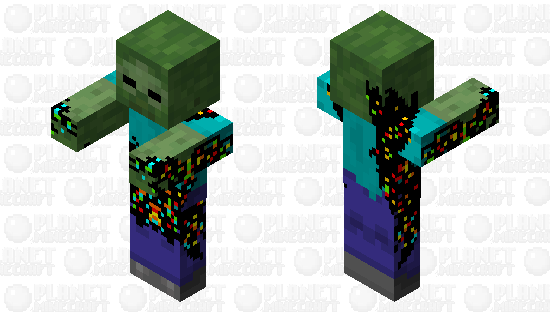 Glitch zombie Minecraft Mob Skin
