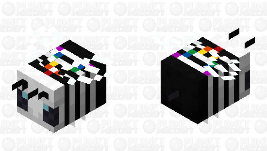 Straight Ally Bee! Minecraft Mob Skin