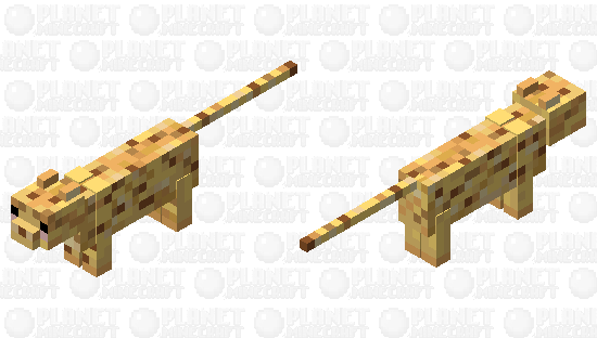 Kawaii Ocelot Minecraft Mob Skin