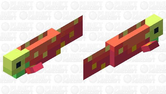 Strawberry cod Minecraft Mob Skin