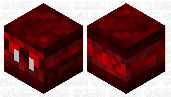 Red Layered Magma Cube Minecraft Mob Skin