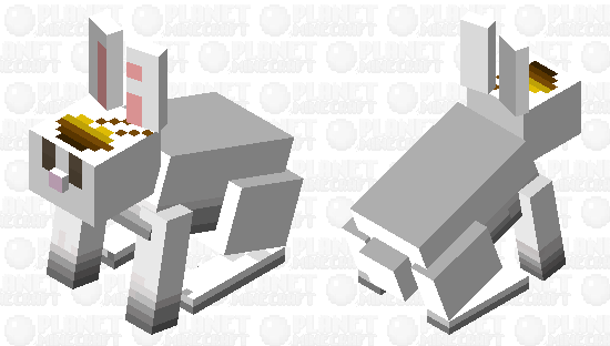 Noodle Headed Rabbit Minecraft Mob Skin