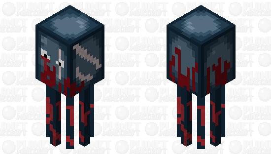 Horror Squid Minecraft Mob Skin