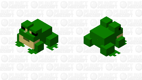 Cartoon frog Minecraft Mob Skin