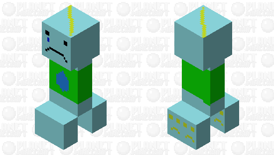 sad crepper ( weeper ) Minecraft Mob Skin
