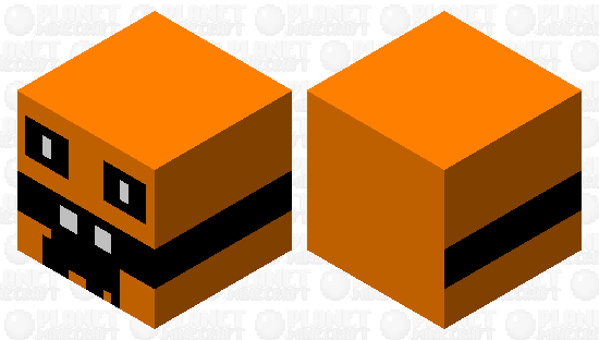 Pumpkin cube Minecraft Mob Skin