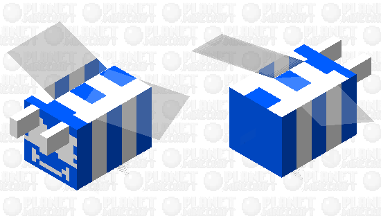 Cobalt Bee | Bee swarm simulator Minecraft Mob Skin