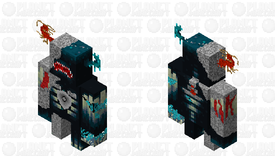 reawoken warden Minecraft Mob Skin