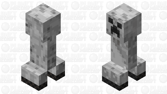 Retro Creeper Minecraft Mob Skin