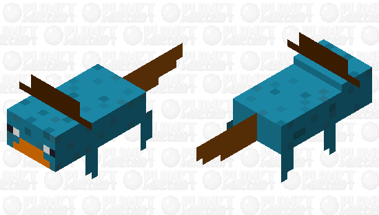 perry the platypus Minecraft Mob Skin