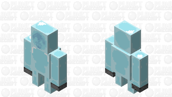 Waterwraith Warden - Pikmin Minecraft Mob Skin