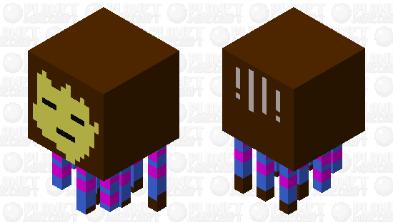 frisk ghast Minecraft Mob Skin