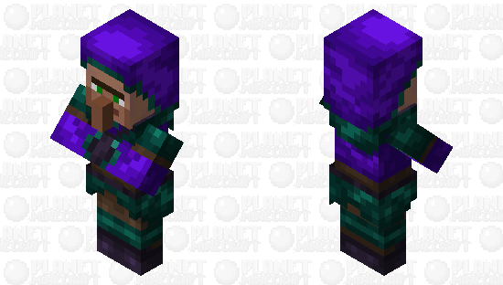 end biome villager Minecraft Mob Skin