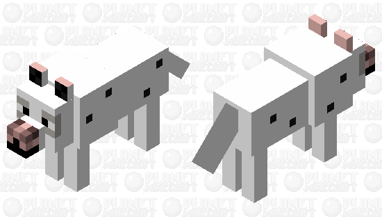 Walter/Nelson the bull Terrier Minecraft Mob Skin