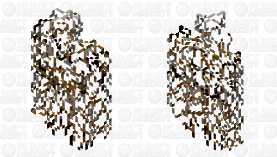 Standard High Cracked Iron Golem Texture at 2x Resolution - Base ...