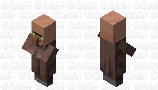 Villager Intro Witch Minecraft Mob Skin