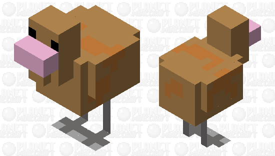 kiwi bird Minecraft Mob Skin