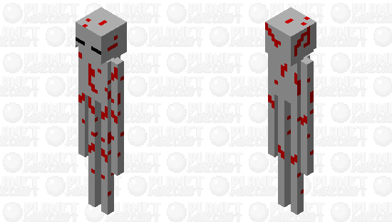 Gray Blood Enderman Minecraft Mob Skin