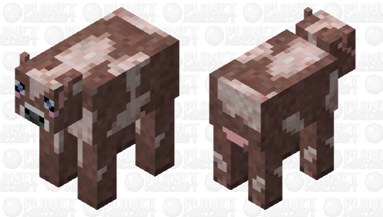 Puppy's Adorable Cow Minecraft Mob Skin