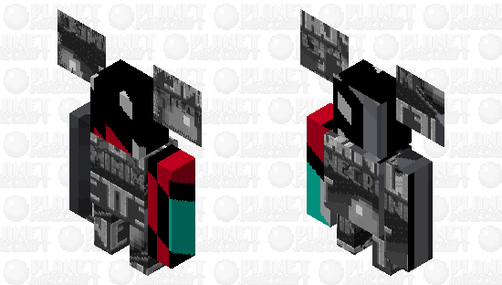 cursed warden Minecraft Mob Skin