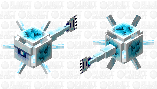 Frozen ocean guardian Minecraft Mob Skin