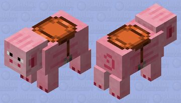 Minecraft Pig With Saddle
