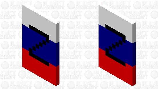 Russian Cape with Z Minecraft Mob Skin