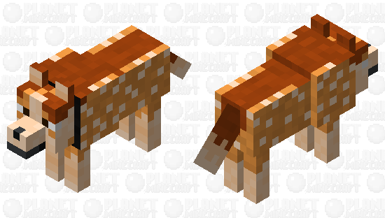 Red Heeler Dog (MC: R) Minecraft Mob Skin