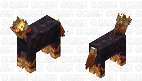 Headless Mule Minecraft Mob Skin