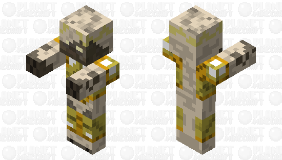 Entombed Husk (Programmer Art) Minecraft Mob Skin