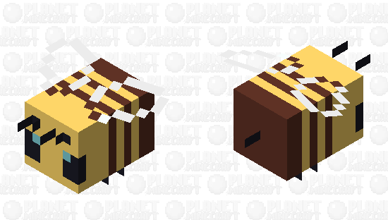 Plastic Bee Minecraft Mob Skin