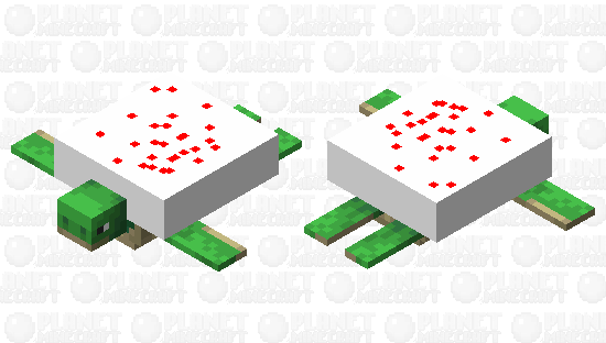 Cake Turtle Minecraft Mob Skin