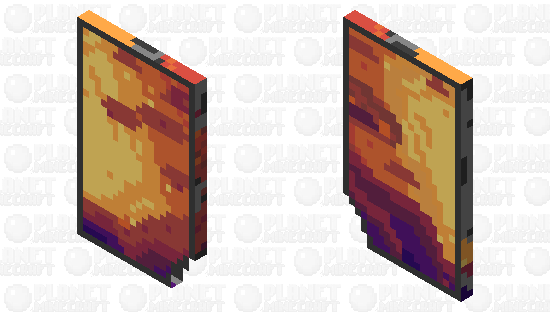 Sunset Sun Cape Minecraft Mob Skin