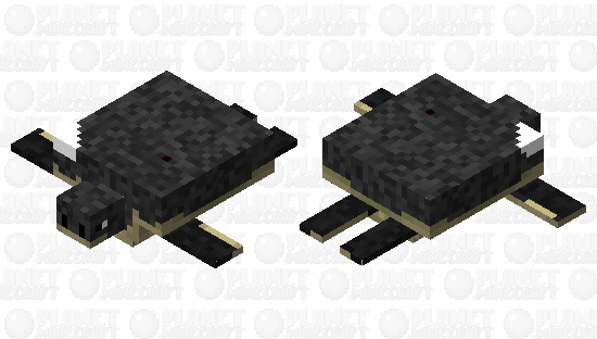 Netherite turtle Minecraft Mob Skin