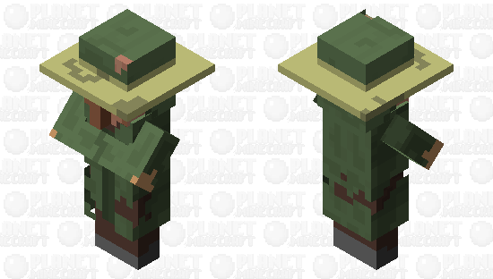 Remixed ragged villager Minecraft Mob Skin