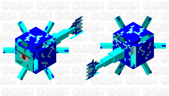 Light guardian Minecraft Mob Skin