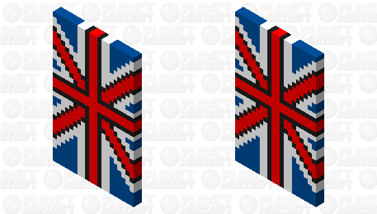 British Flag Minecraft Mob Skin