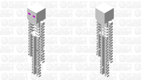 Skeletal enderman Minecraft Mob Skin