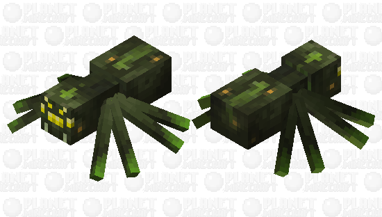 Toxic spider - eyes will glow orange - Minecraft Mob Skin
