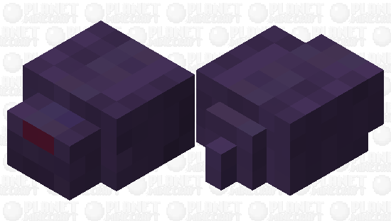 Standard Endermite Texture at 2x Resolution - Base Minecraft Mob Skin