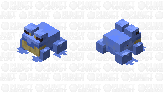 Blue Frog (Crazy Frog?) Minecraft Mob Skin
