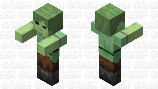 Alex Zombie Minecraft Mob Skin